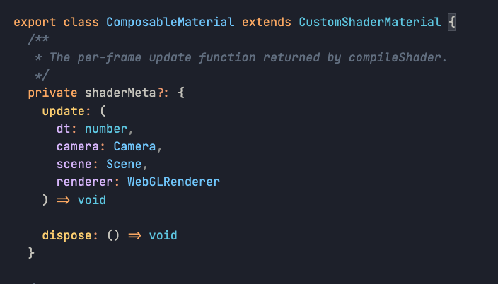 Provide A Type For The Meta Object Returned By `compileshader` · Issue 205 · Hmans Composer