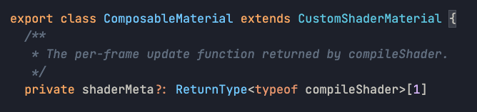 Provide A Type For The Meta Object Returned By `compileshader` · Issue 205 · Hmans Composer