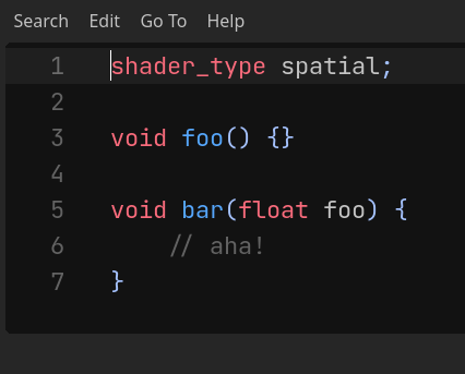 Functions in shaders can't shadow global variable names · Issue #74817 · godotengine/godot · GitHub