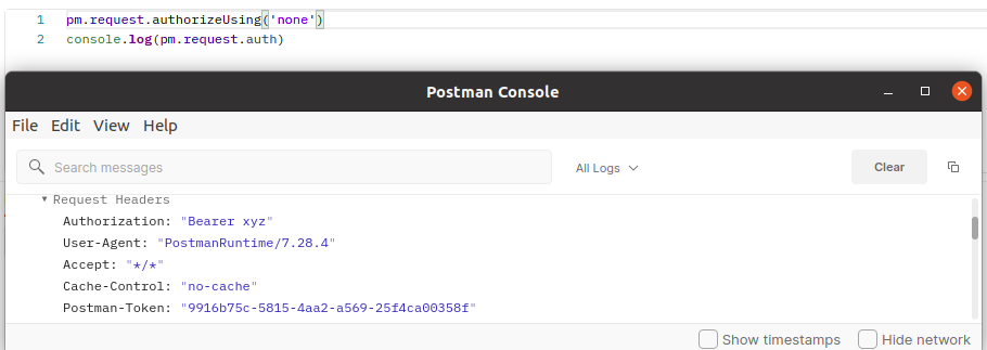 pm.request.authorizeUsing not updating headers correctly · Issue #10368 · postmanlabs/postman ...