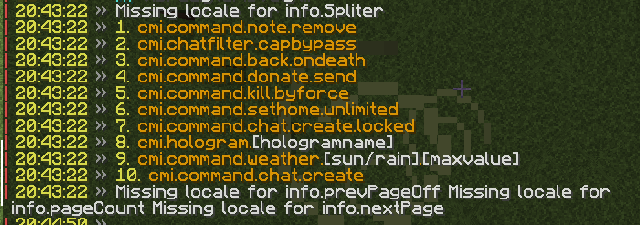 How to fix Missing locale (modify.deleteSymbol, modify.listNumbers ...