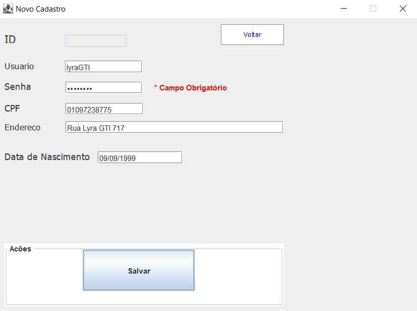 GitHub - LyraGTI/Tela-de-Cadastro-e-Login: Um projeto em Java e SQL que oferece funcionalidades ...