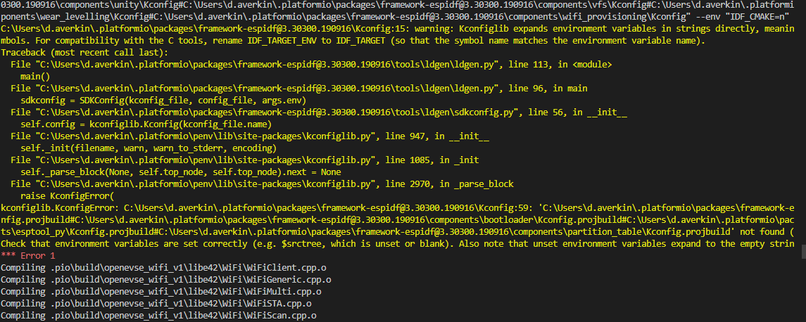 collect2.exe: error: ld returned 1 exit status *** [.pio\build\openevse_wifi_v1\firmware.elf ...