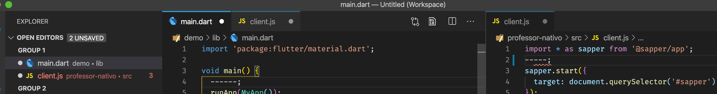 Dart Extension Doesnt Work Anymore Inside Workspaces · Issue 2524