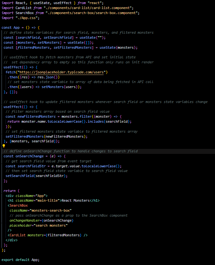 GitHub - HunterPadgett/react-monsters-roledex