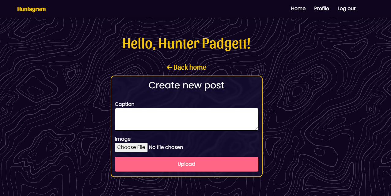 GitHub - HunterPadgett/insta-clone