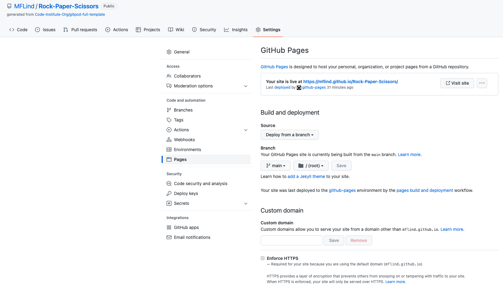GitHub - MFLind/Rock-Paper-Scissors