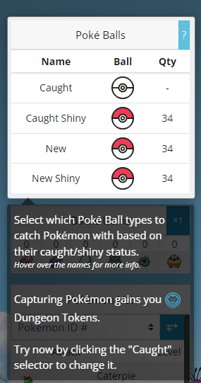 [SUGGESTION]: Tutorial when unlocking pokeball filter feature · Issue #4455 · pokeclicker ...