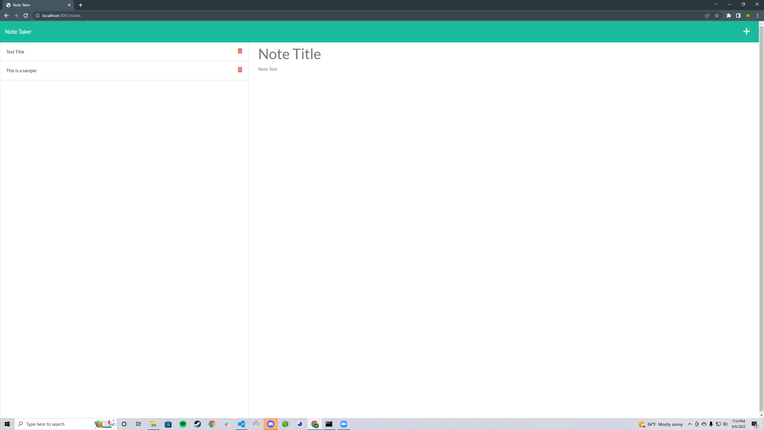 GitHub - MikeStolley/Note-Taker