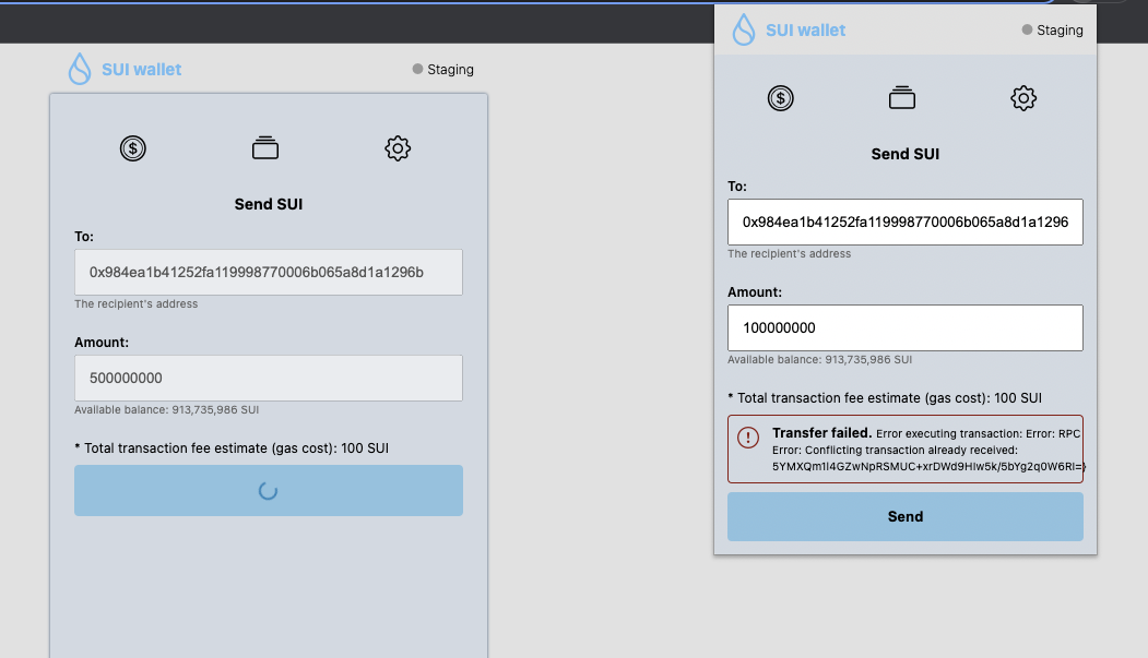 Wallet Ext Bug Error Message Rendering Out Of Boundary · Issue 2468 · Mystenlabssui · Github