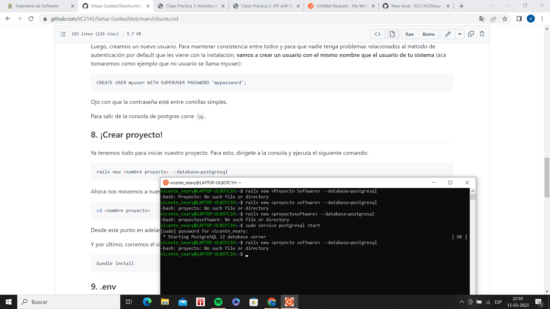 Problema paso 8 windows · Issue #18 · IIC2143/Setup-Guides · GitHub
