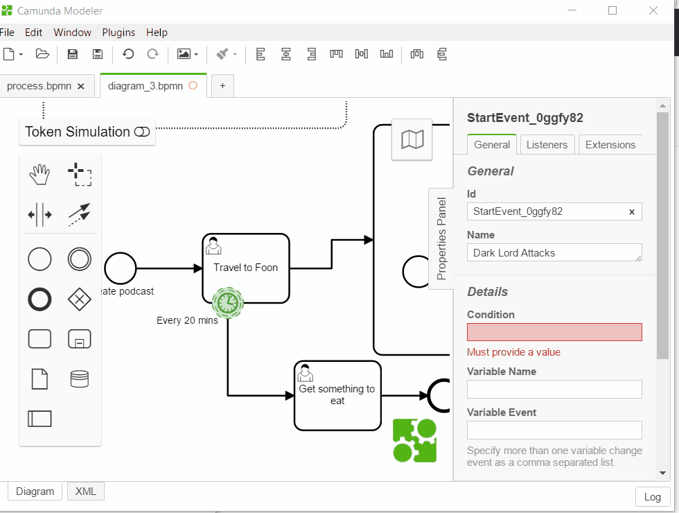 Selecting an element with a colour cause the Log panel to open · Issue #666 · camunda/camunda ...