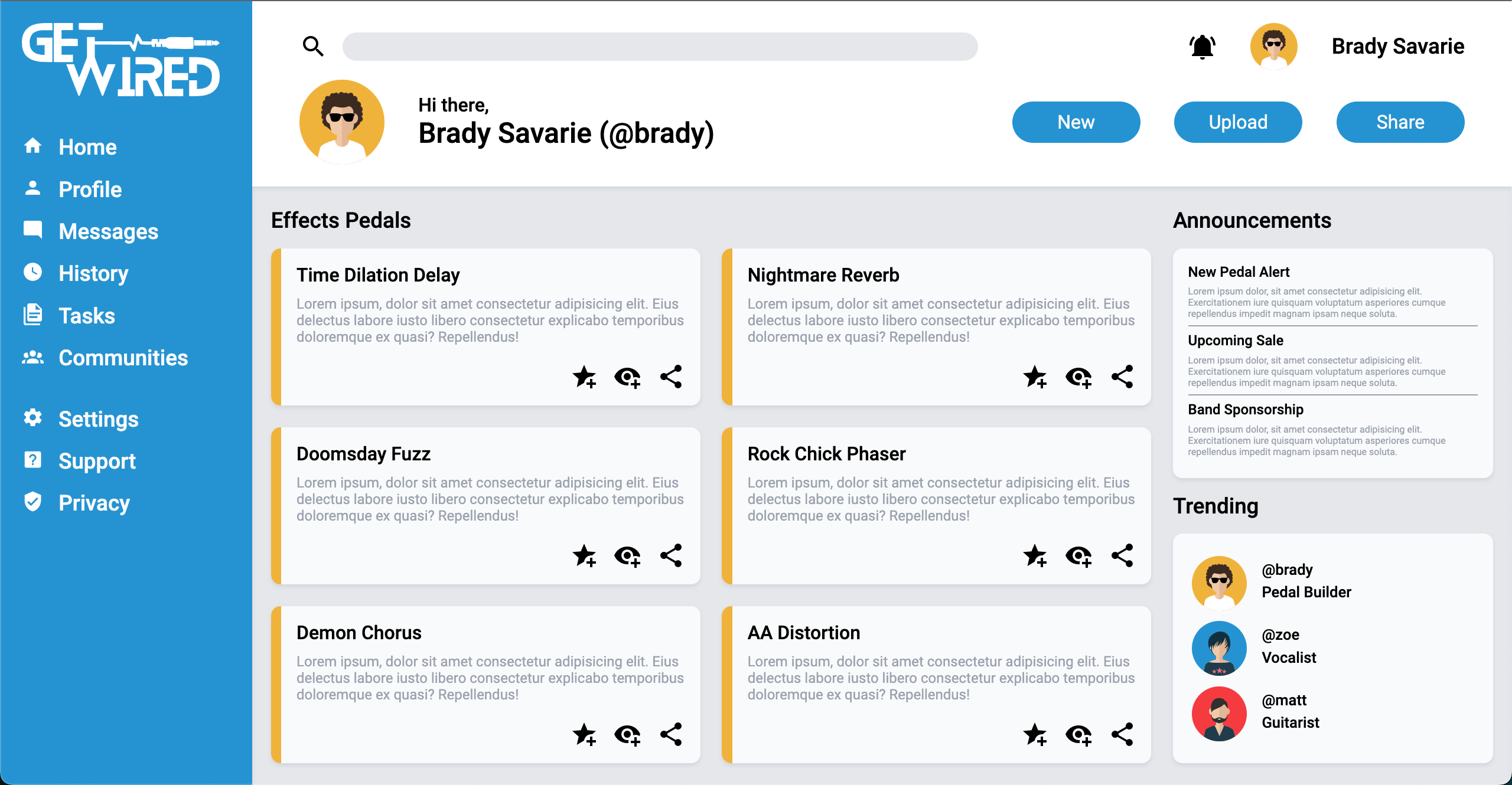 GitHub - BradySavarie/admin-dashboard: An effects pedal company dashboard!