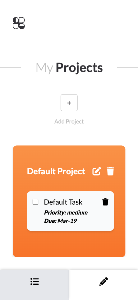 GitHub - BradySavarie/todo-list: A mobile-first app for managing projects and tasks