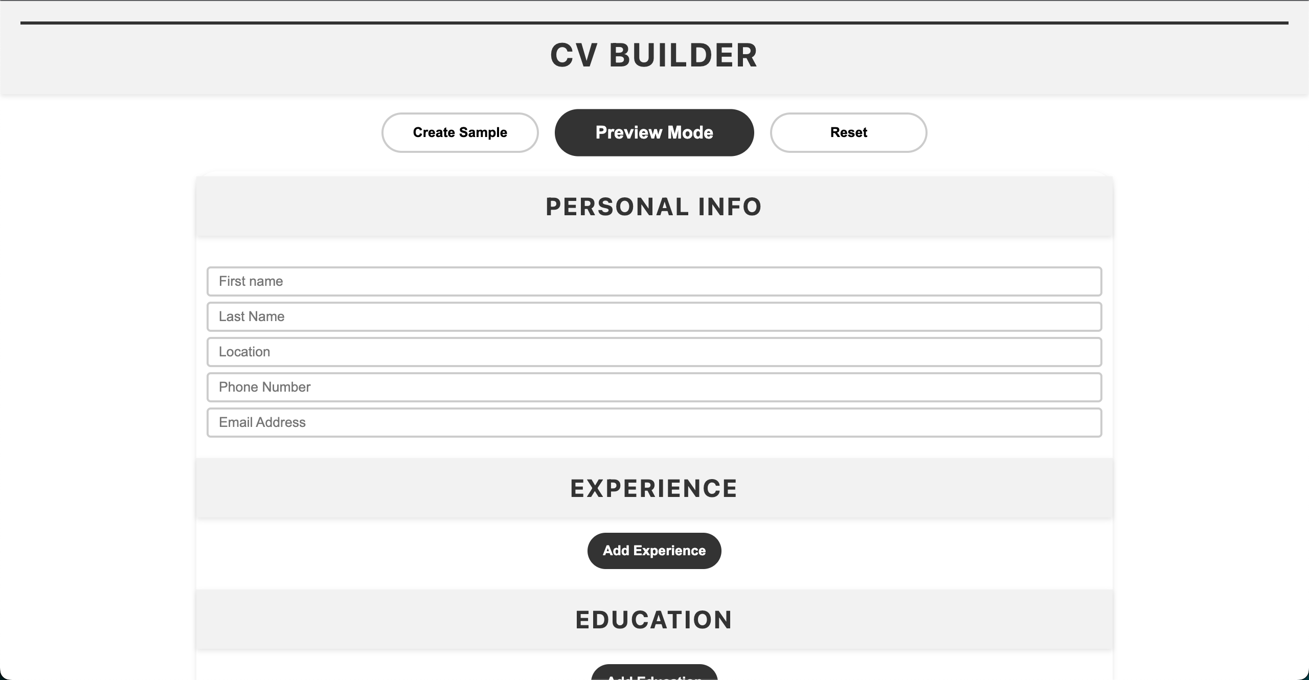 GitHub - BradySavarie/cv-builder: An ATS-compatible CV builder app that exports professional ...