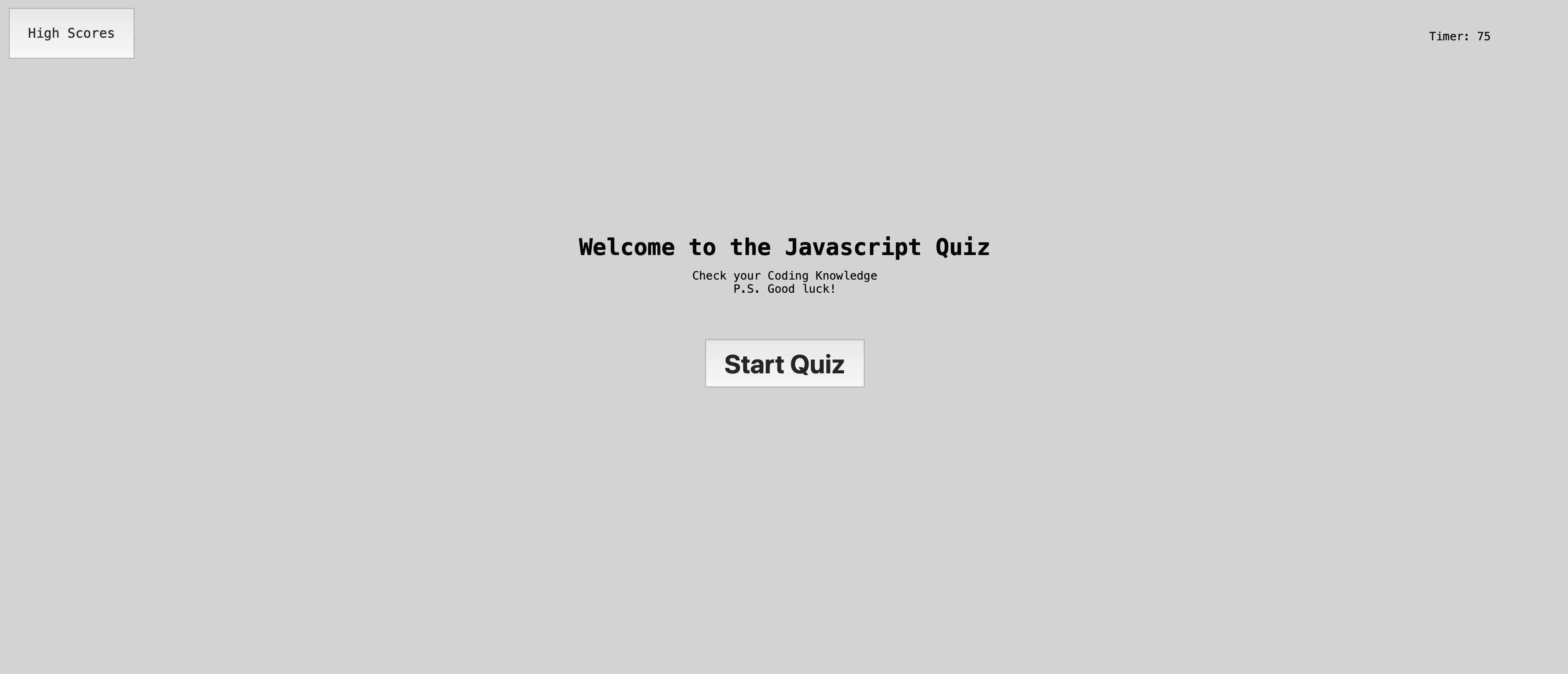 GitHub - OlesiaChugaieva/CodingQuiz