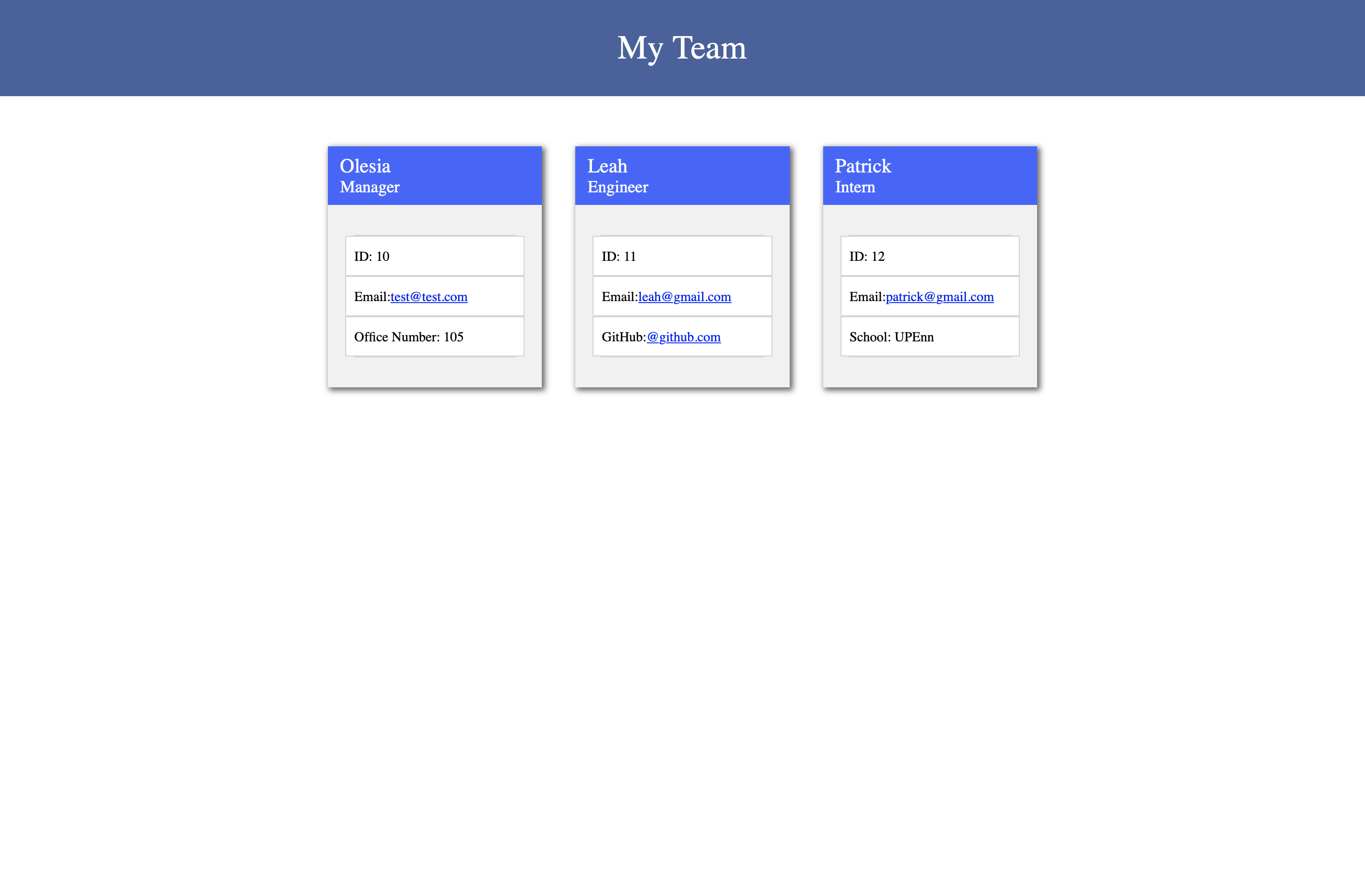 GitHub - OlesiaChugaieva/TeamGenerator