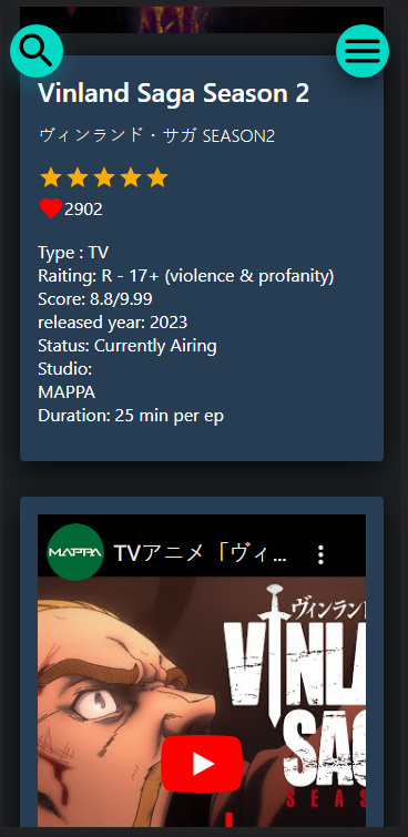 GitHub - useNavigate/Animee: Anime Website by using Jikan API