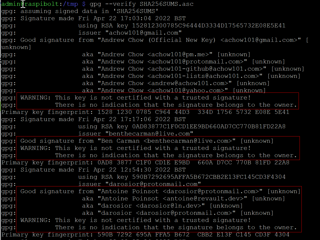 Bitcoin Core install issues · Issue #1032 · raspibolt/raspibolt · GitHub