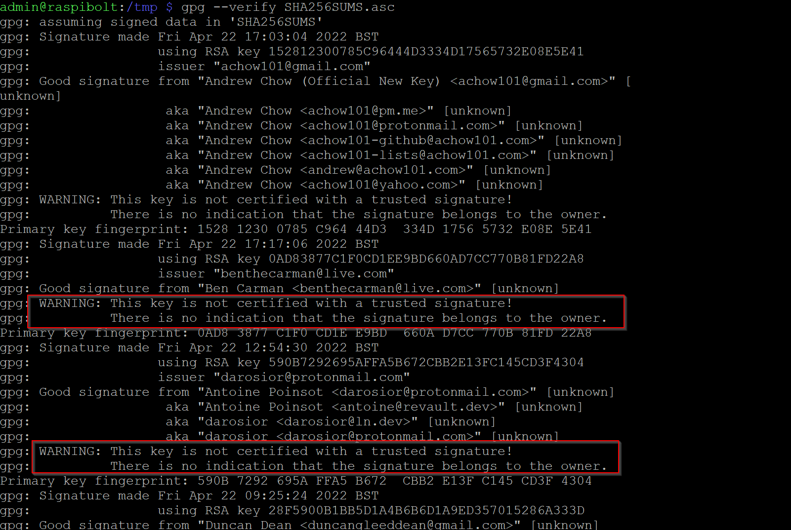 Bitcoin Core install issues · Issue #1032 · raspibolt/raspibolt · GitHub