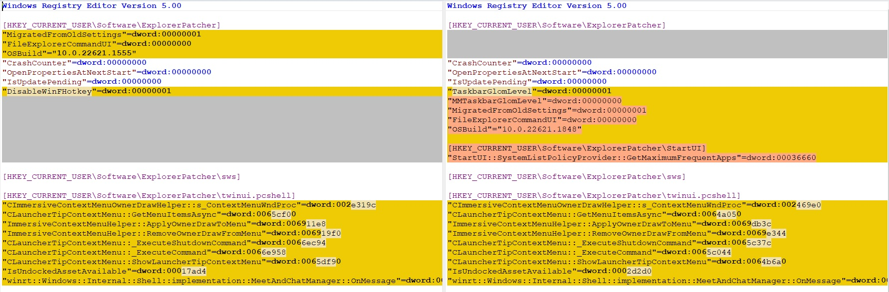explorer patcher crash after every windows update · Issue #1556 ...