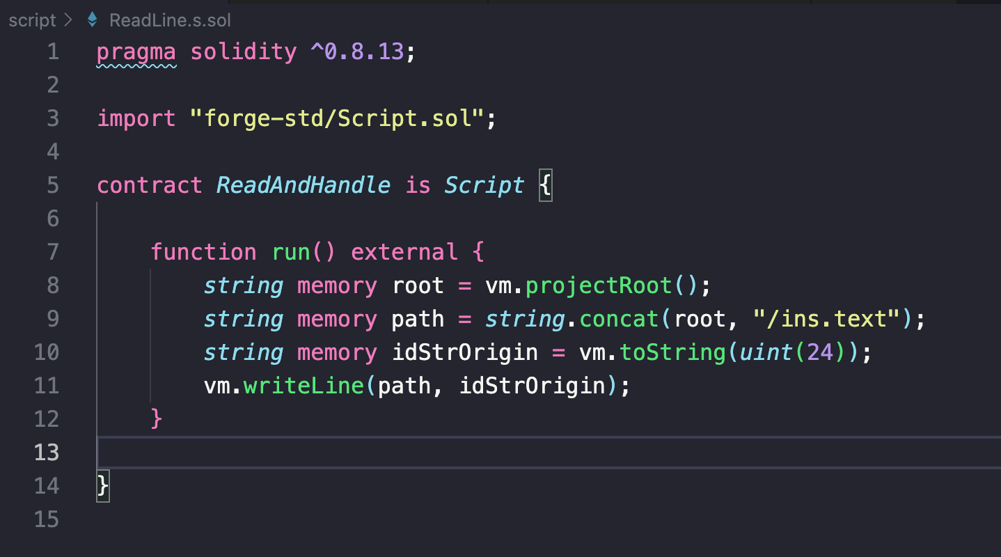 vm.writeLine write six lines at a time · Issue #3069 · foundry-rs/foundry · GitHub