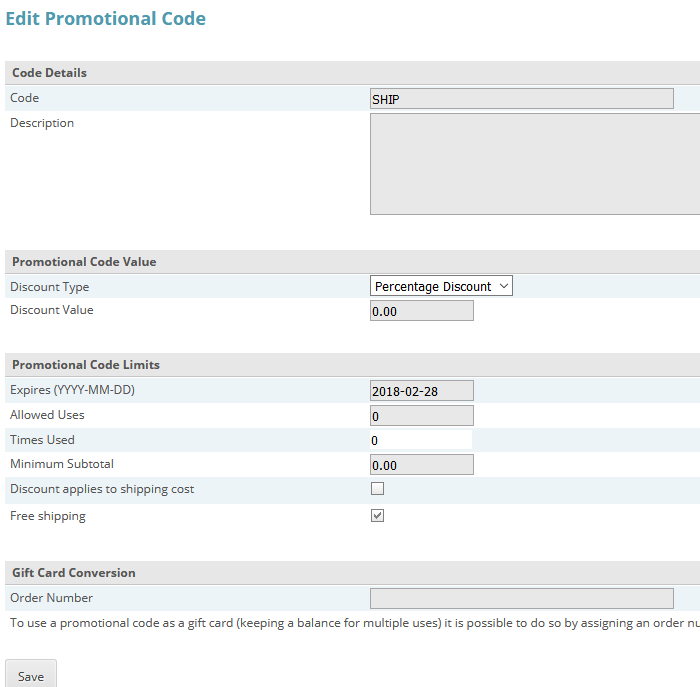 Promotional Code - Free Shipping issue · Issue #1791 · cubecart/v6 · GitHub