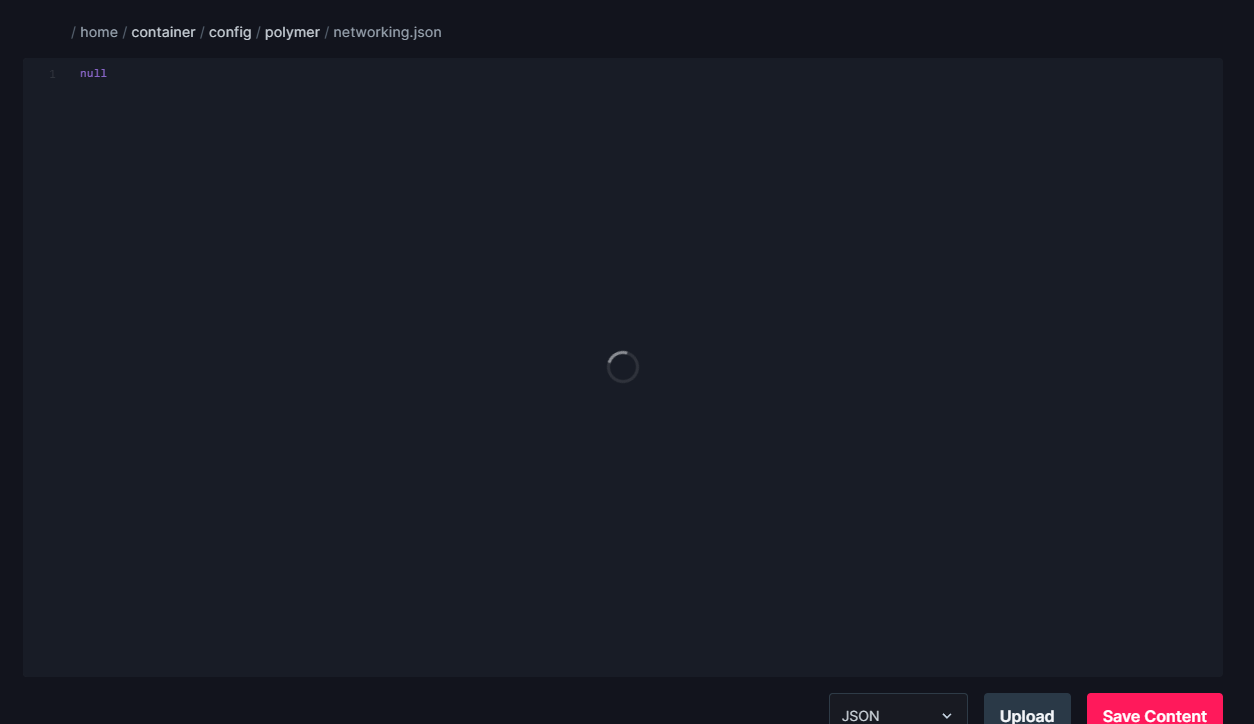 Networking config turned "null" · Issue #87 · Patbox/polymer · GitHub