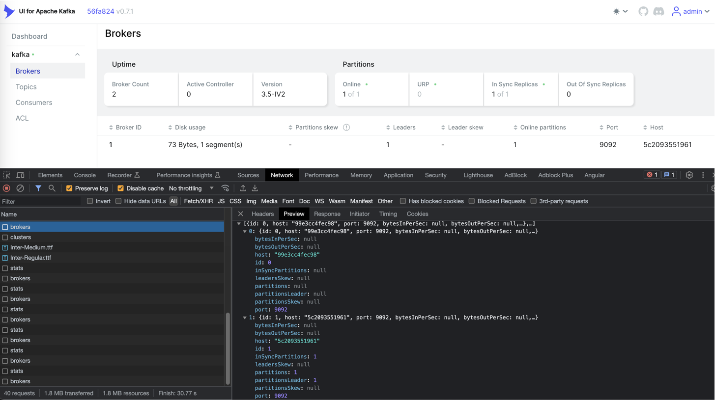 Not all brokers are shown in the brokers page · Issue #4089 · provectus/kafka-ui · GitHub