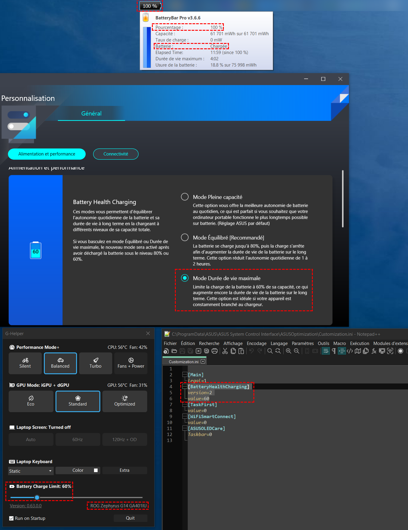 Battery charge limiter is not working / hope this helps someone else · seerge g-helper ...