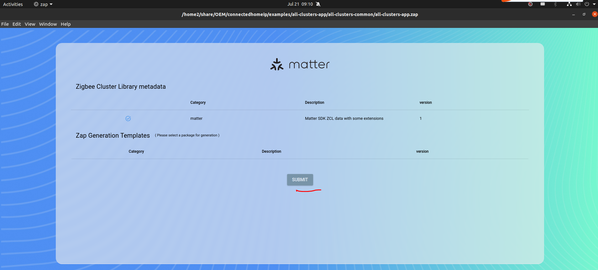 ZAP UI is completely broken for Matter .zap files · Issue #1080 · project-chip/zap · GitHub