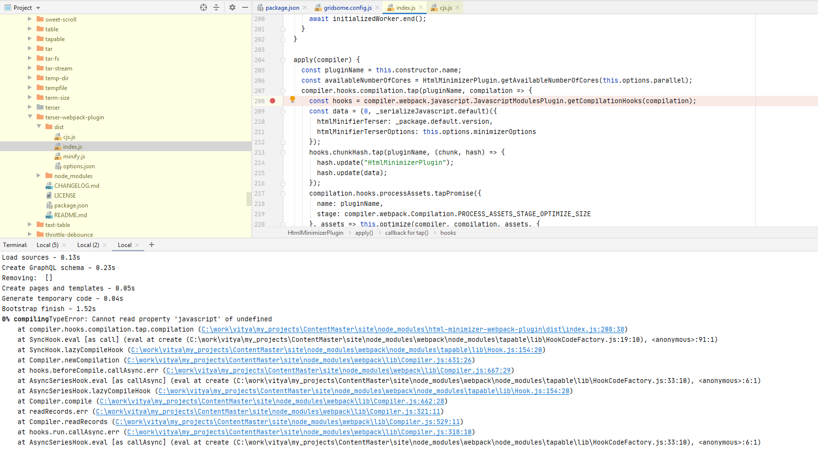 Compressing html files when running when running the build command · Issue #1310 · gridsome ...