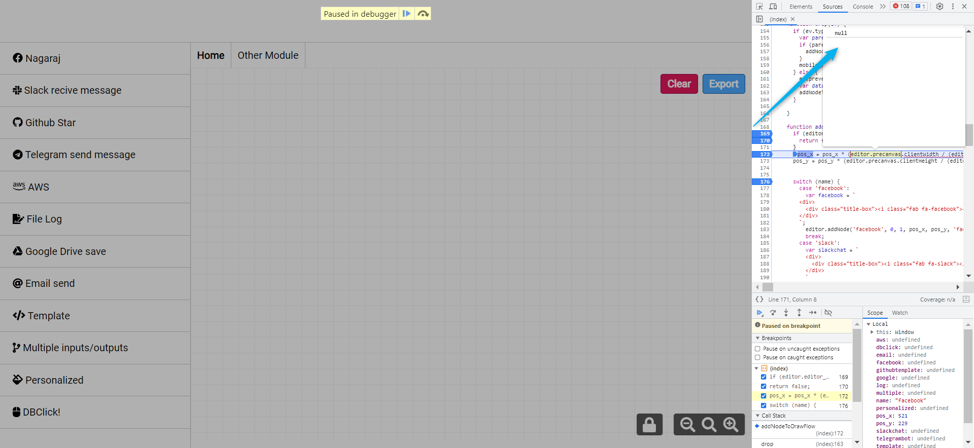 Drawflow in Angular · Issue #751 · jerosoler/Drawflow · GitHub