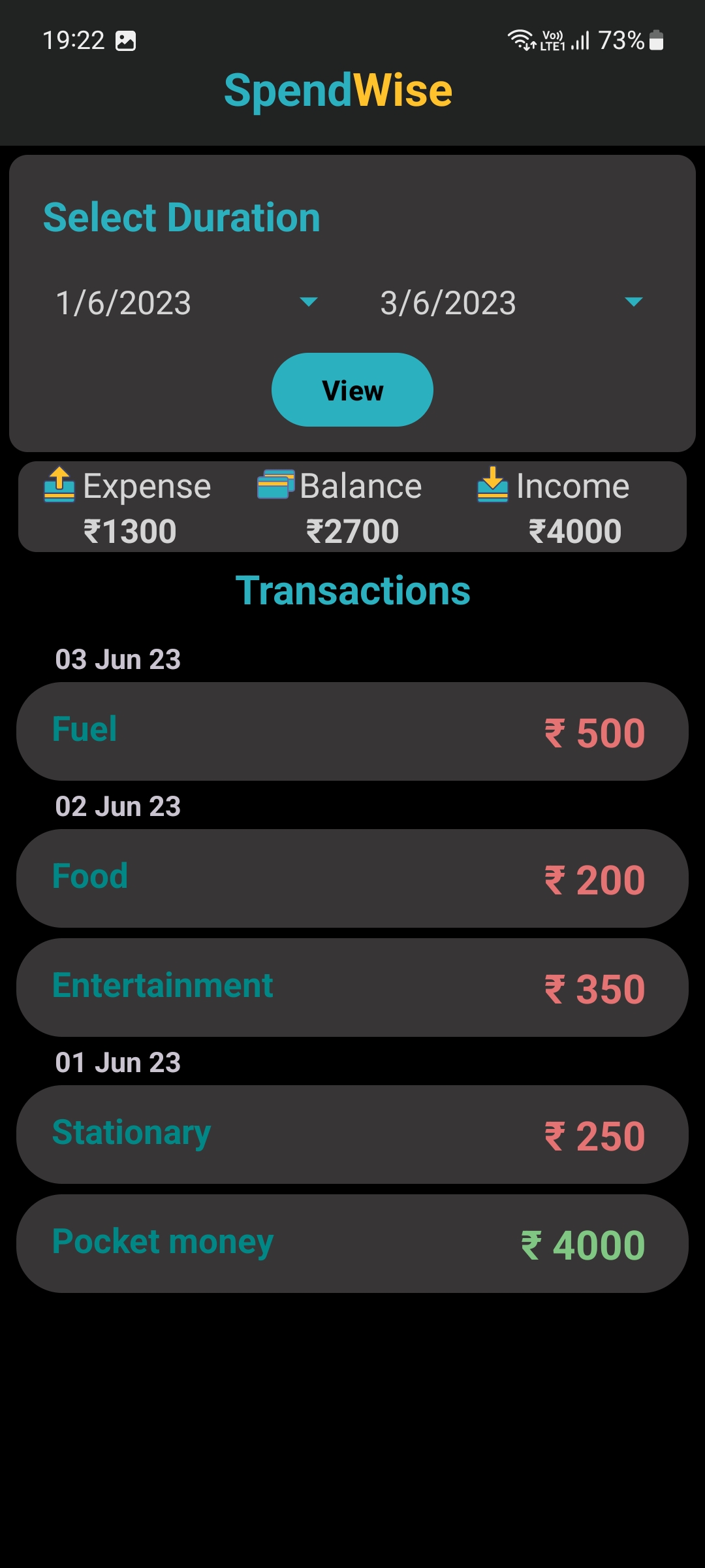 GitHub - Jain-Sumit/SpendWise: Expense Management Android Application