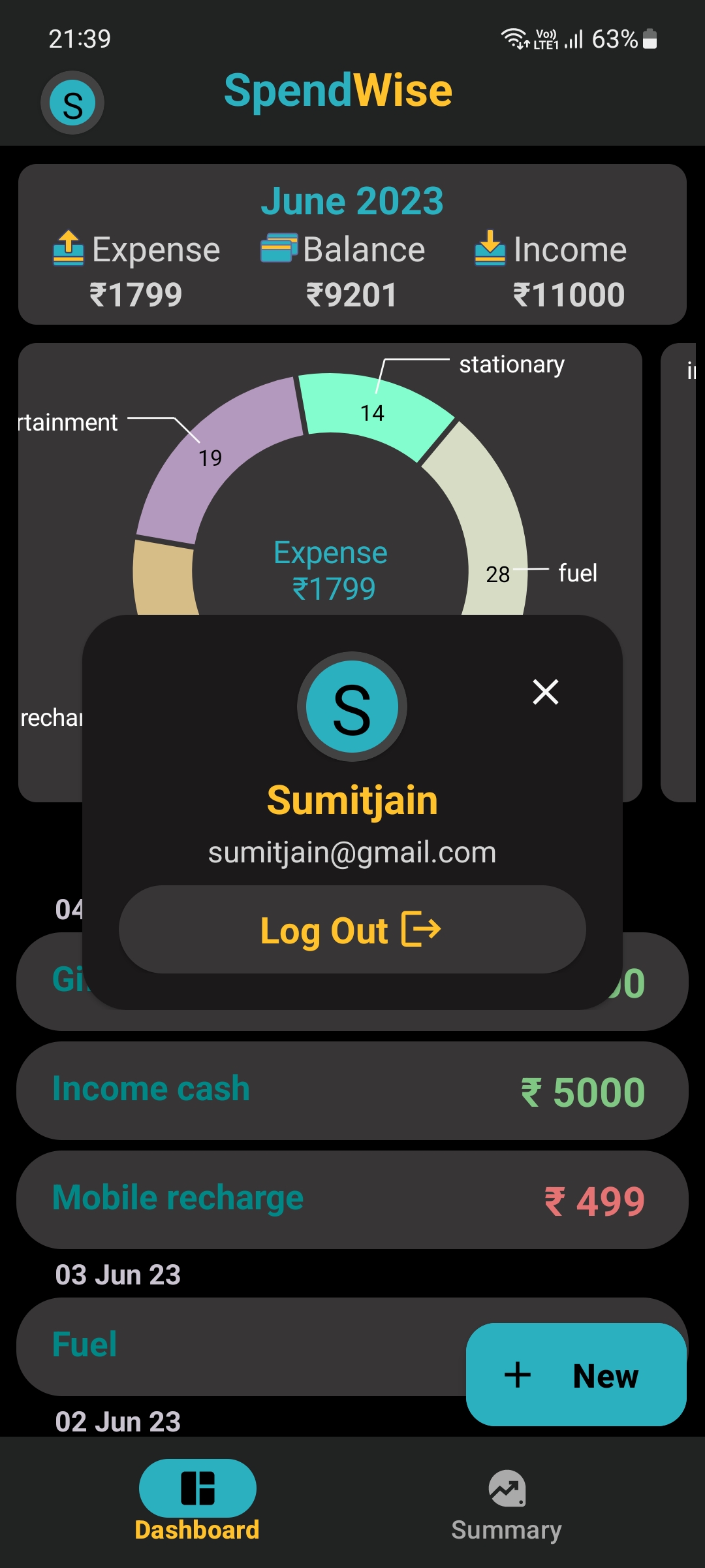 GitHub - Jain-Sumit/SpendWise: Expense Management Android Application