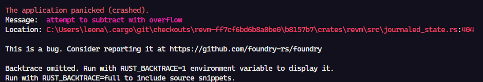 vm.rollFork not working · Issue #3077 · foundry-rs/foundry · GitHub