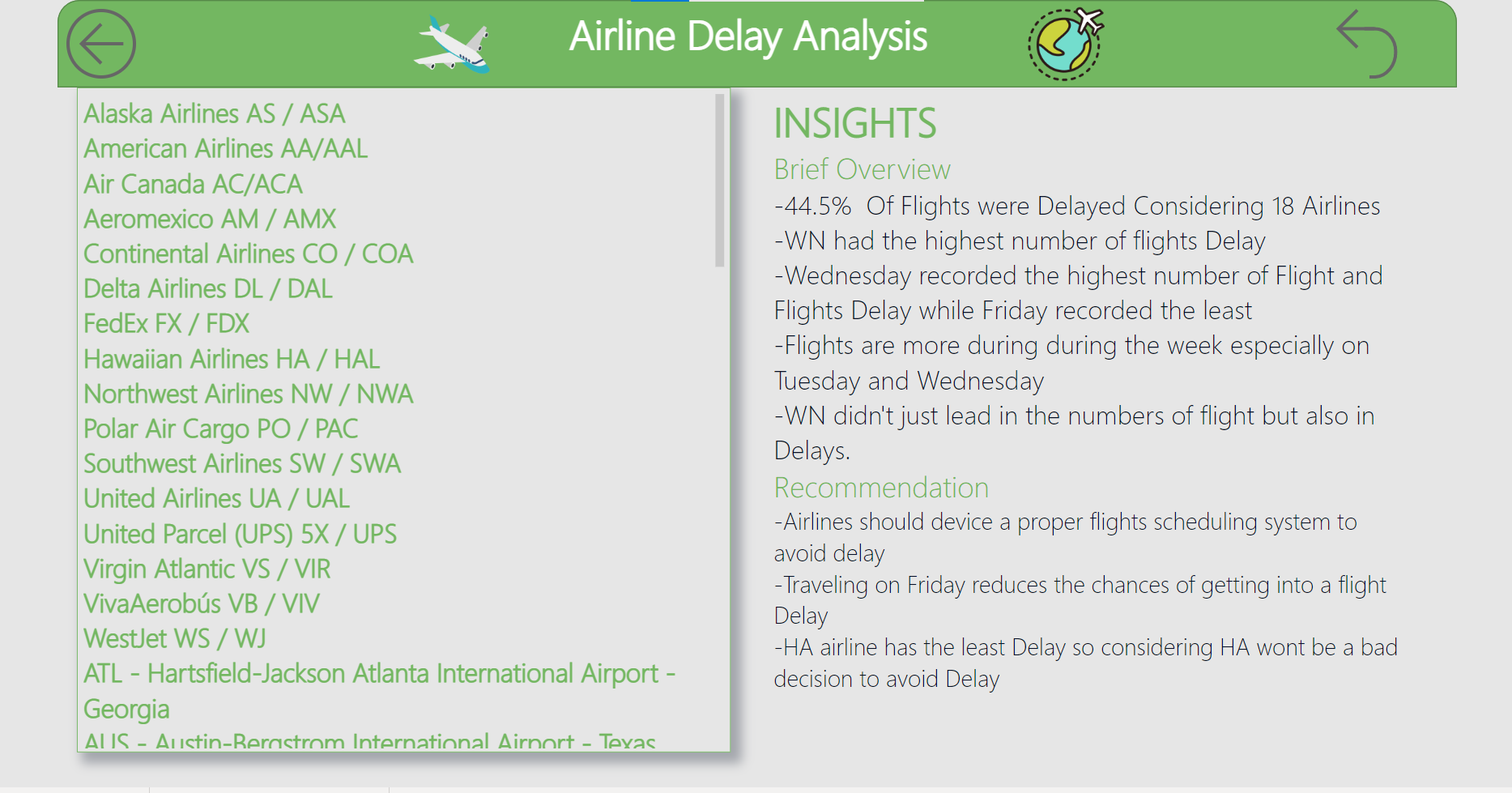 GitHub - ziondoz/Airline-Delay: This is an Analytic project that is ...