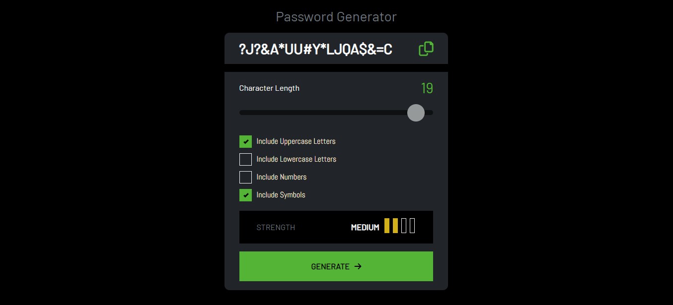 GitHub - Nika-Chinchaladze/Password_Generator