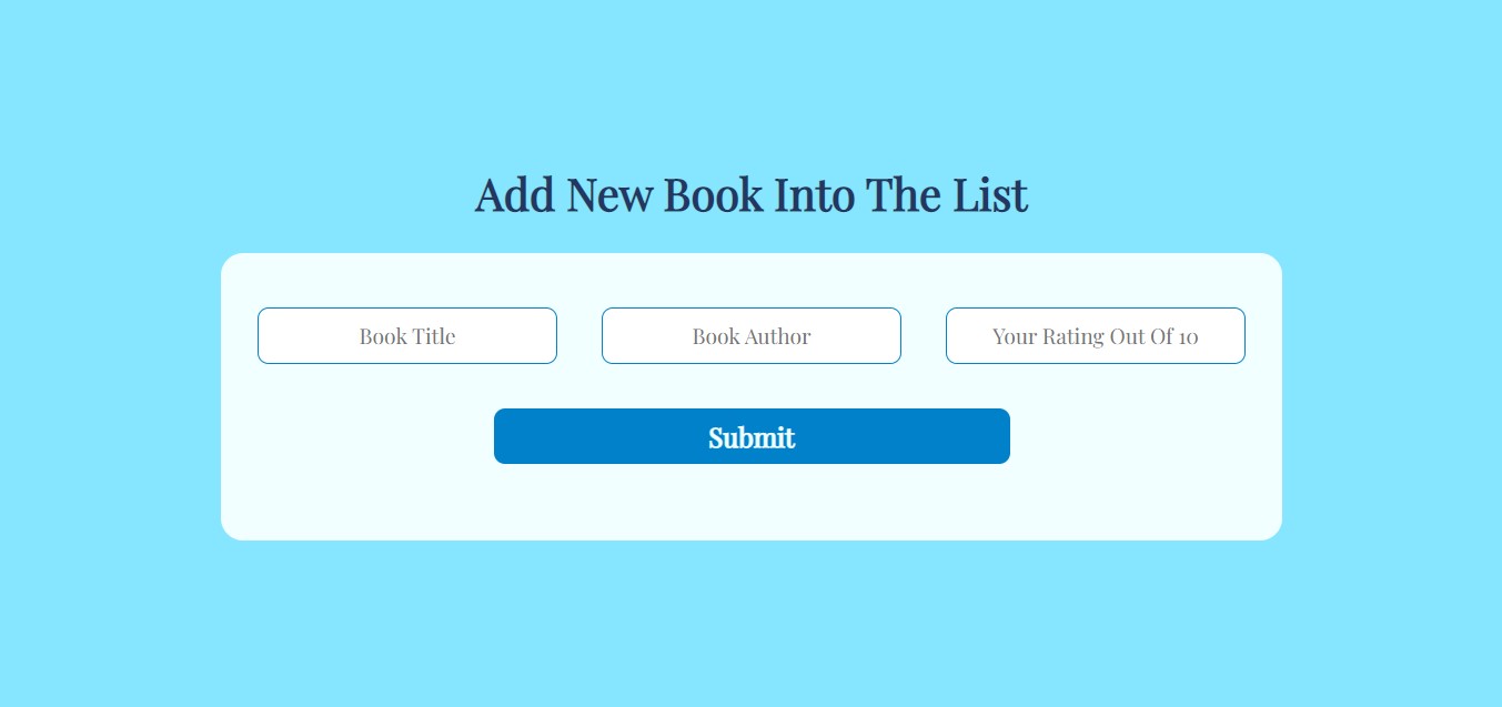 GitHub - Nika-Chinchaladze/Favourite_Books_CRUD