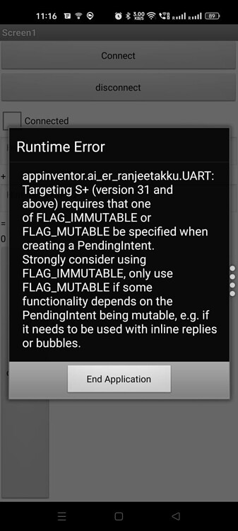 Targeting S+ (version 31 and above) requires that one of FLAG_IMMUTABLE or FLAG_MUTABLE be ...