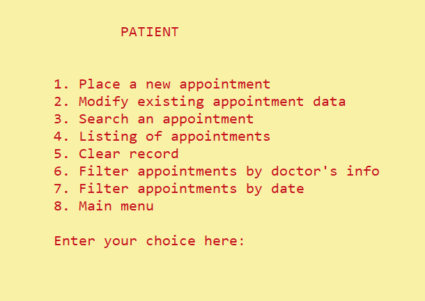 Github Wasif Bin Zahirhospital Management System I Have Made This Project Using C Language