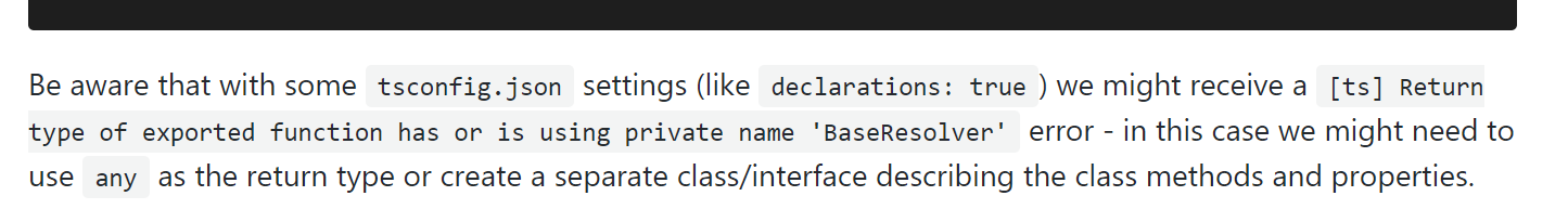 Return type of exported function has or is using private name 'PaginatedResponseClass'. · Issue ...