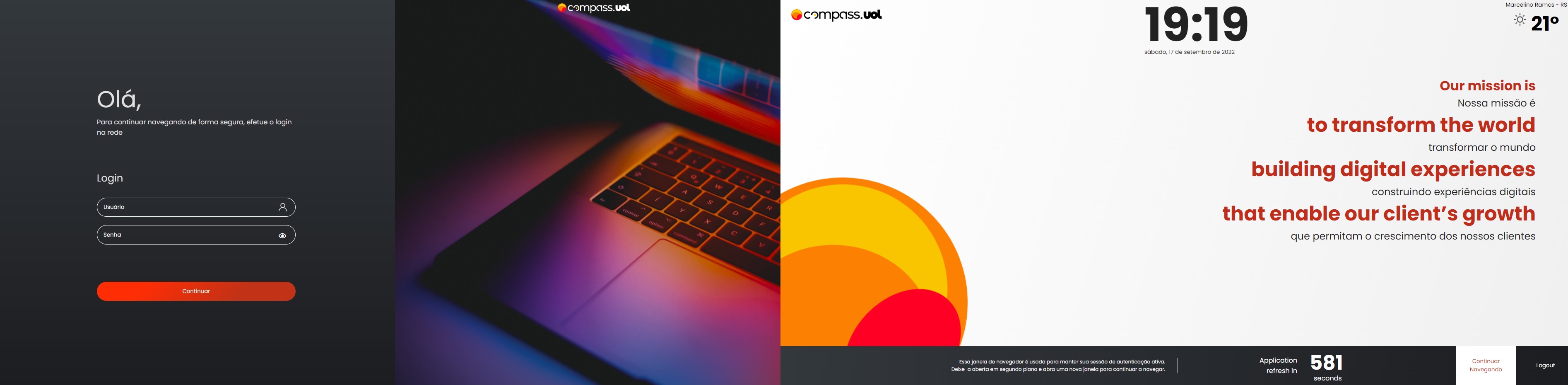 GitHub - eduardonowa/compass-logon-react: Second challenge of schoolarship program in Compass ...