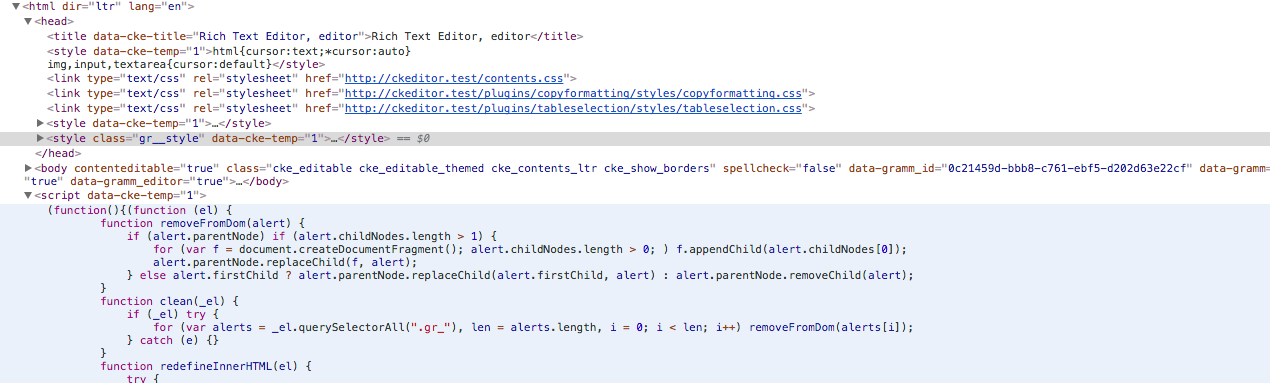Grammarly CKEditor 4 incompatibility · Issue #1350 · ckeditor/ckeditor4 · GitHub
