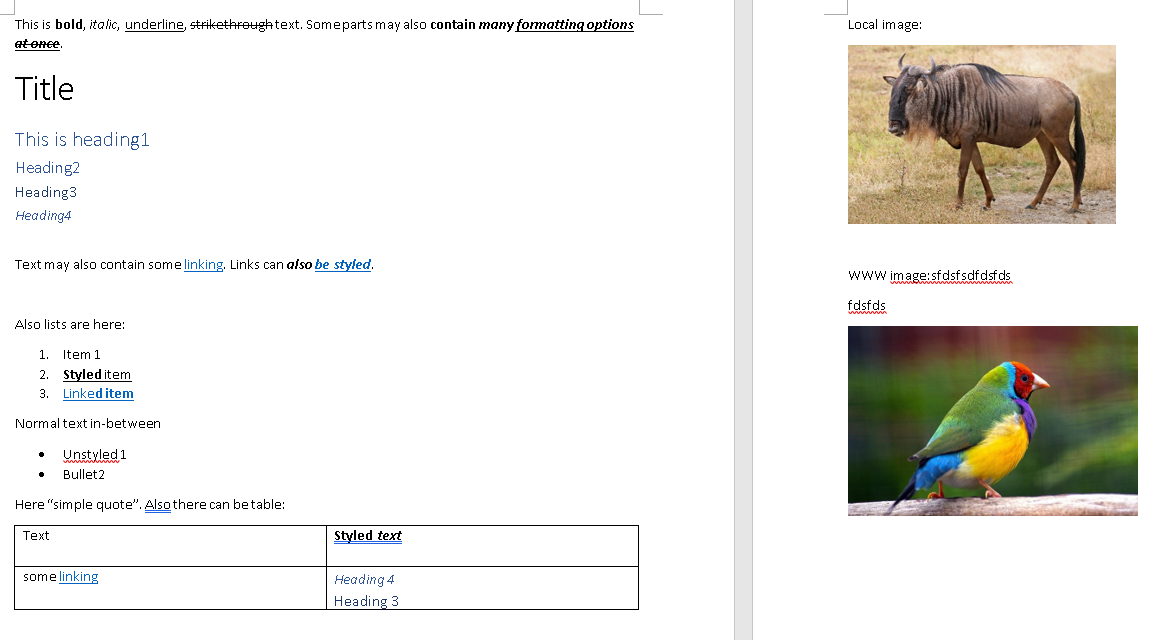 Paste from Word - basic formatting support · Issue #1184 · ckeditor/ckeditor5 · GitHub