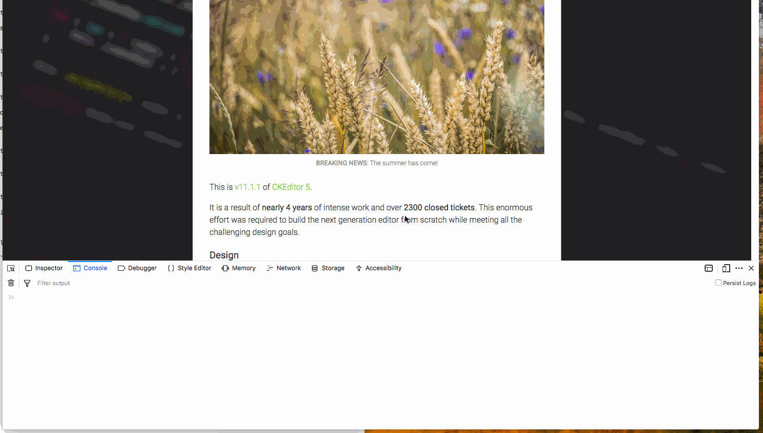 [IME][Firefox] Confirming composition throws an `view-createPositionAt-offset-required` error ...