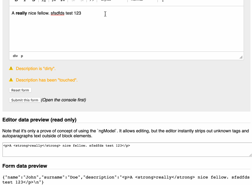 The editor ngModel is not updated when native spellchecking correction applied · Issue #46 ...
