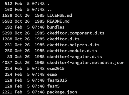 No changelog file in NPM package · Issue #88 · ckeditor/ckeditor4-angular · GitHub