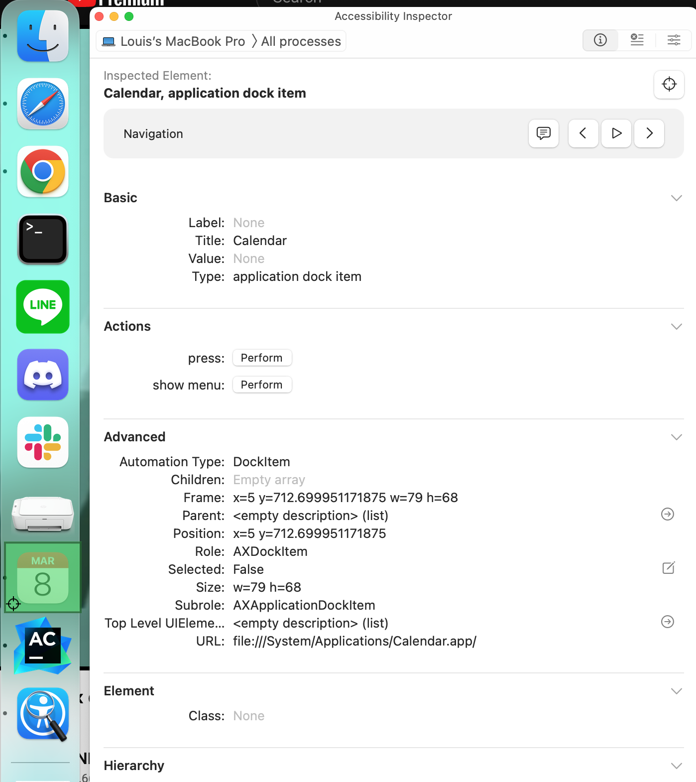 Calendar app's icon does not match icon in dock that shows current date ...