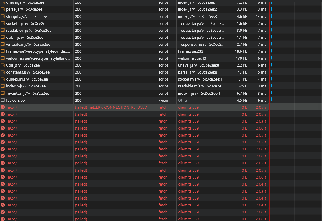 Nuxi 3.7.x HMR doesn't work correctly in dev mode on WSL2 · Issue #186 · nuxt/cli · GitHub